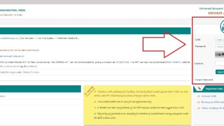 Tips to use the UAN Member Portal